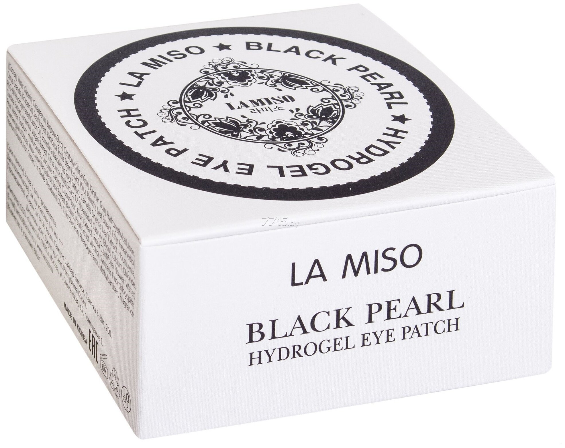 La Miso Гидрогелевые патчи для кожи вокруг глаз Black Pearl Hydrogel ...