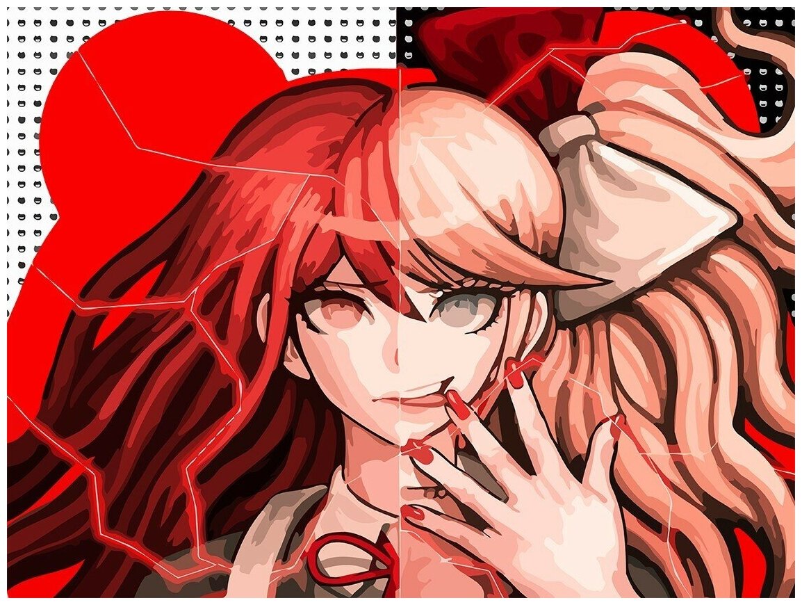 Картина по номерам на холсте Аниме Данганронпа - 6460 Г 30x40