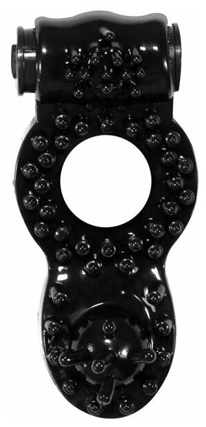 Чёрное эрекционное кольцо Rings Ringer