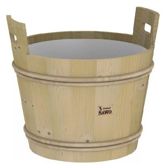 Ведро Sawo 392-P (40 л, сосна, с пластиковой вставкой)