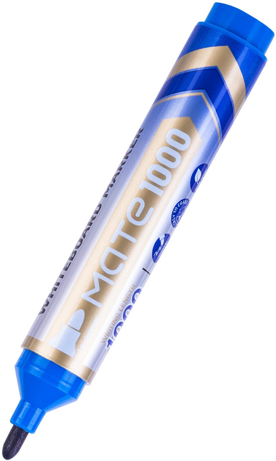 Маркер для досок "Mate", синий, круглый пишущий наконечник (EU008-BL)
