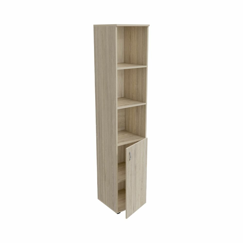 Шкаф узкий ЛФ220, р.400х406х2000 мм, Дуб кронберг