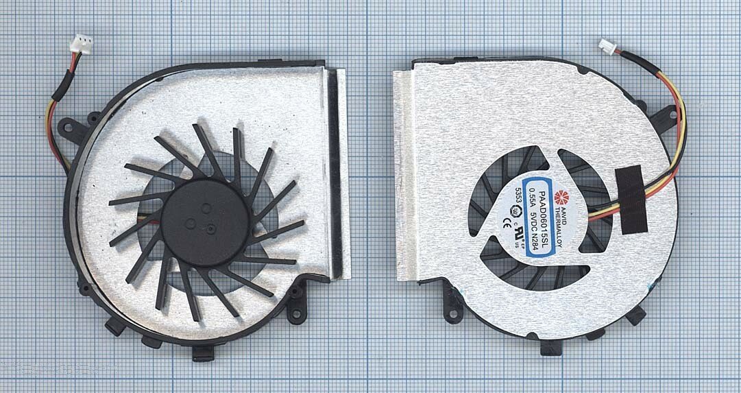 Вентилятор (кулер) для MSI GP72 (3-pin) CPU — фото 1