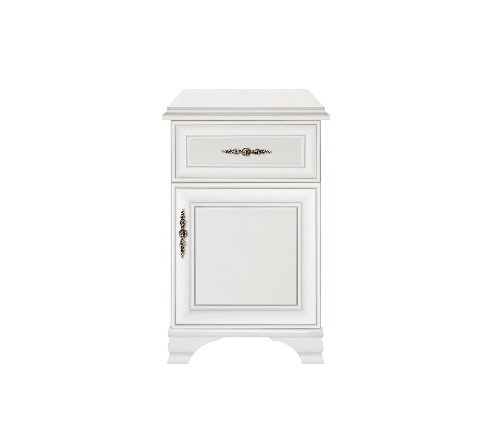 Тумба БРВ Мебель KENTAKI S320-KOM1D1S/P Белый Размеры: Высота 830мм Глубина 345мм Ширина 545мм