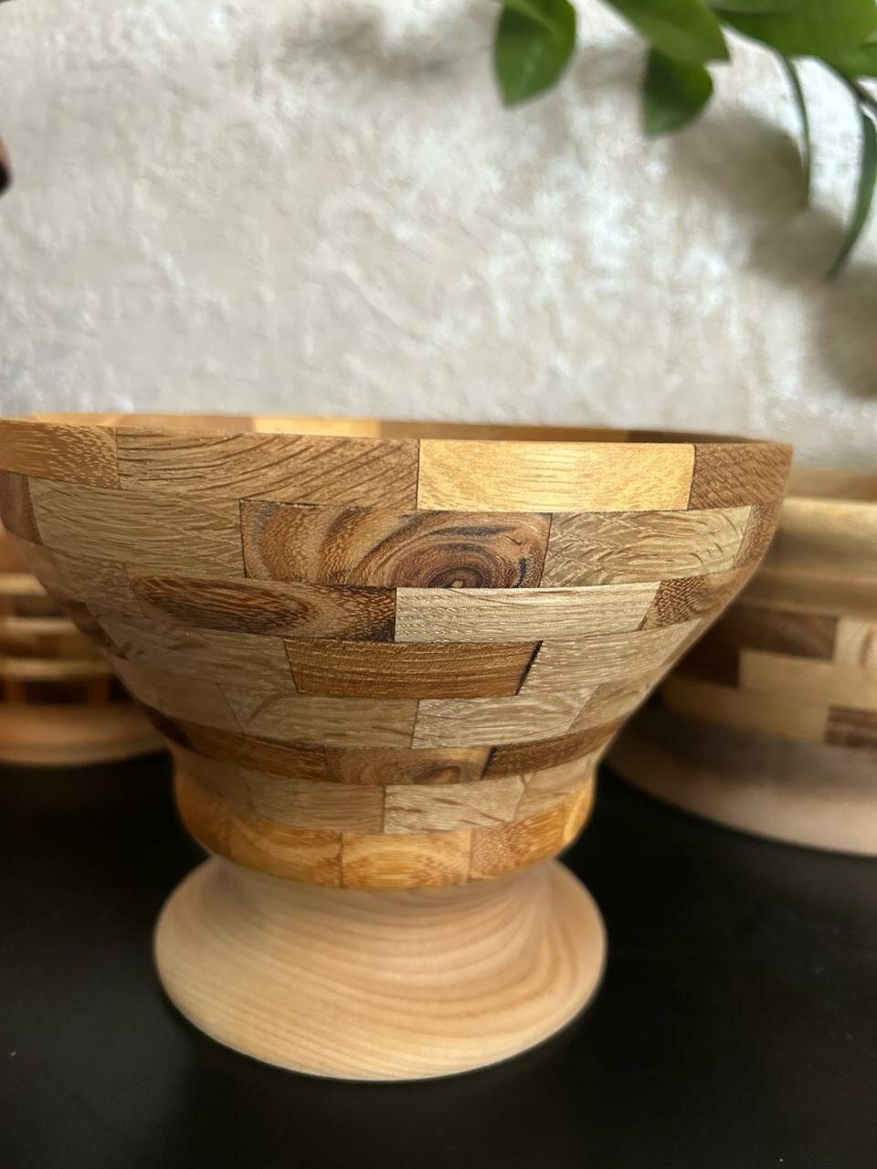 Ваза из дуба и ясеня и бука! Деревянная посуда