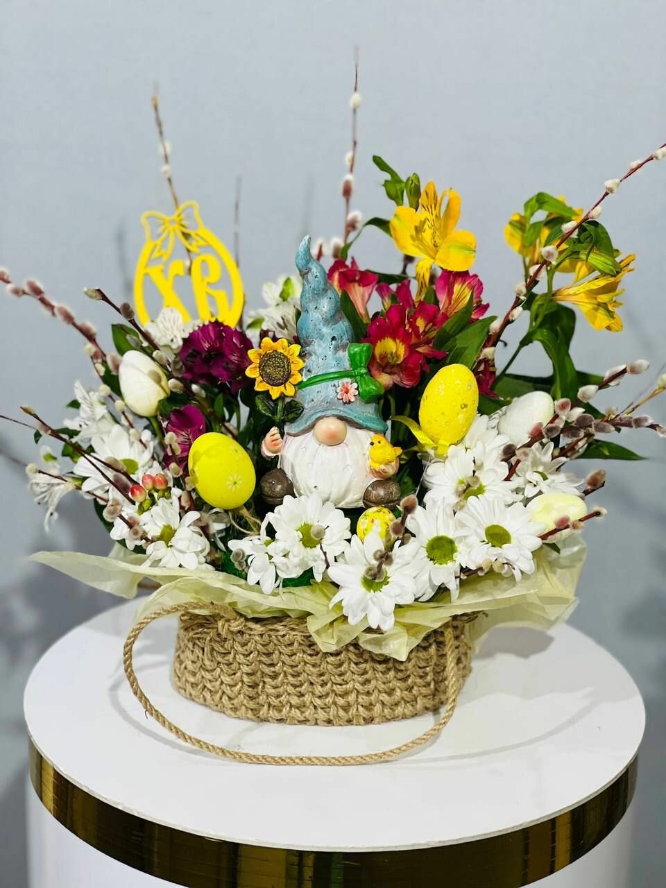 Пасхальный букет на стол / Вербный букет / Верба живая