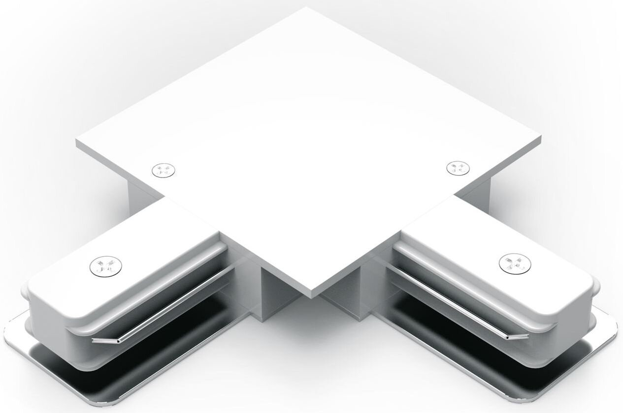 Соединитель для шинопровода Gauss белый, алюминий, степень пылевлагозащиты IP20 (TR134)