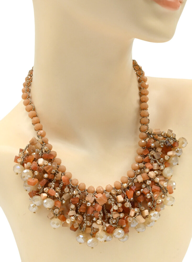 Колье, циркон