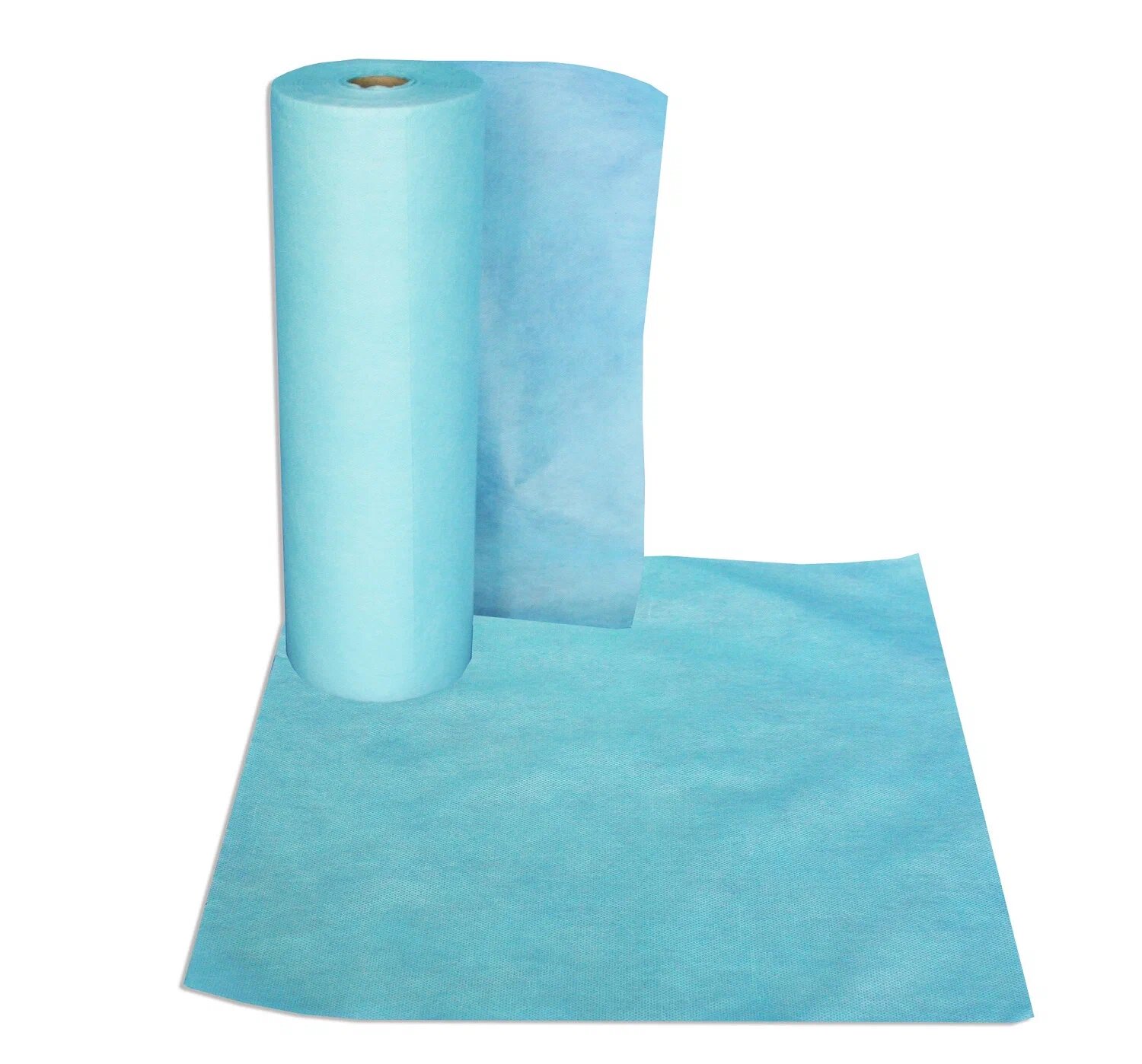 Салфетки-коврики СМС-40х60, рулон 200 штук, голубые