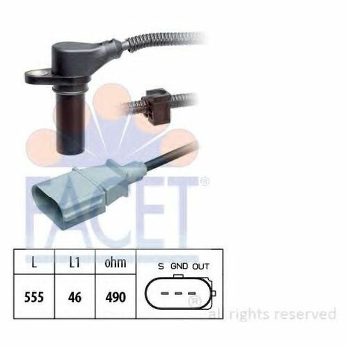 Датчик положения коленвала SEAT: ALHAMBRA (7V8, 7V9) 1.9 TDI/1.9 TDI 4motion 96-, CORDOBA (6L2) 1.9 Facet 90505