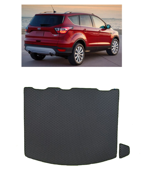 Ford Escape III багажник 2012 - 2019 коврики EVA Smart Коврик в багажник