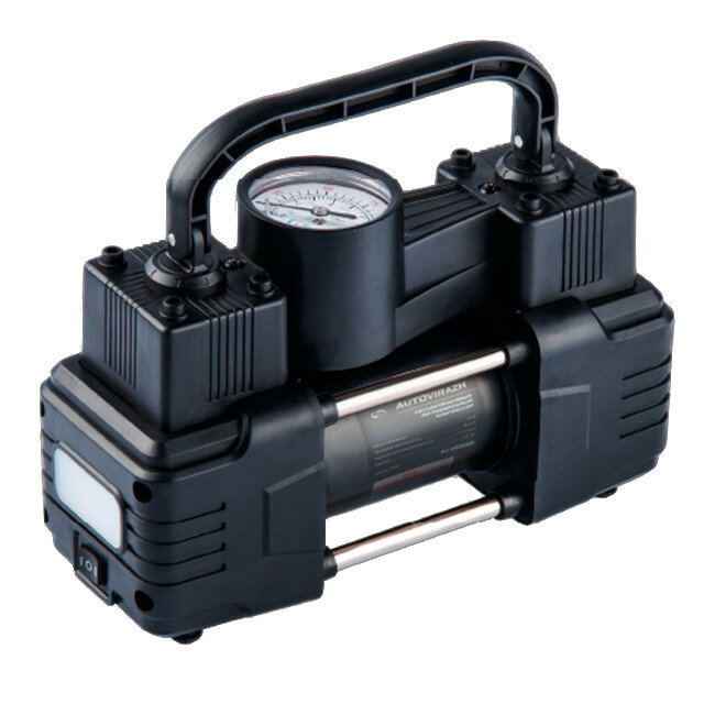 Компрессор автомобильный AUTOVIRAZH 12В 55л/мин