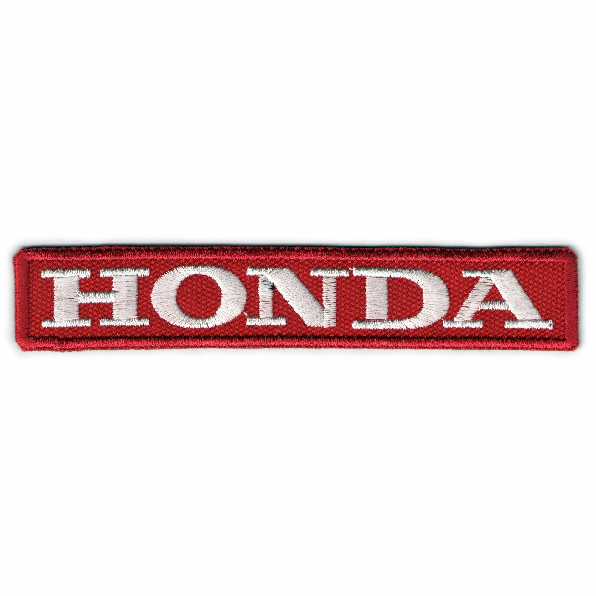 Шеврон HONDA надпись красный