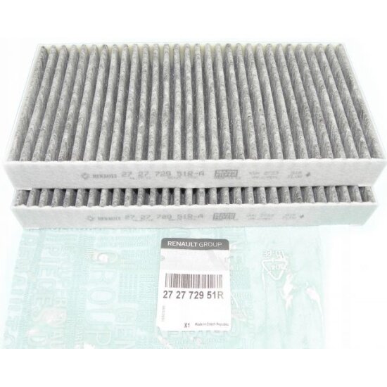 Фильтр салонный угольный Renault 2727 729 51R ( Laguna III 07->)