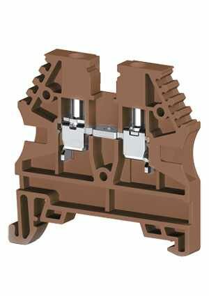 AVK2,5 (красный), 304124RP Клеммник на DIN-рейку 2,5мм. кв.