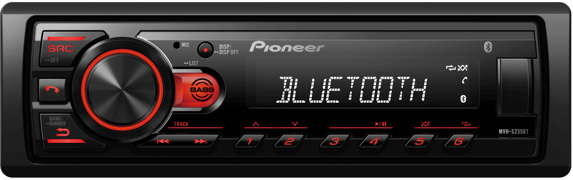 USB-магнитола Pioneer MVH-S235BT