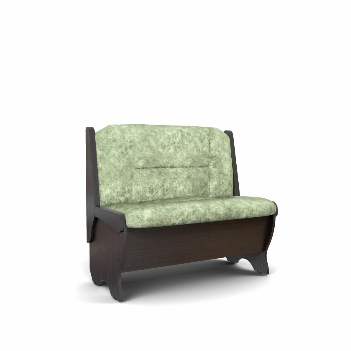 Скамья "лотос" большая (950мм) Венге/велюр Мохито (Бител)