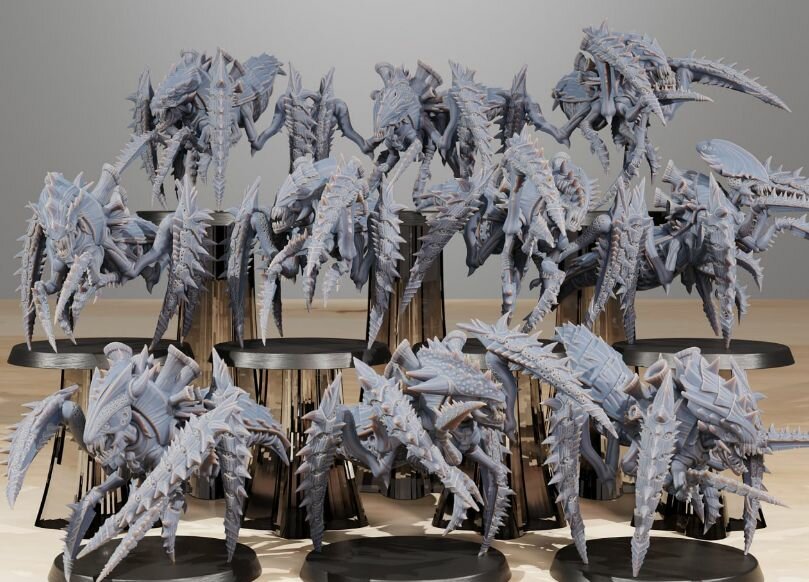 Warhammer 40000 Миниатюра Xenarid Crawlers