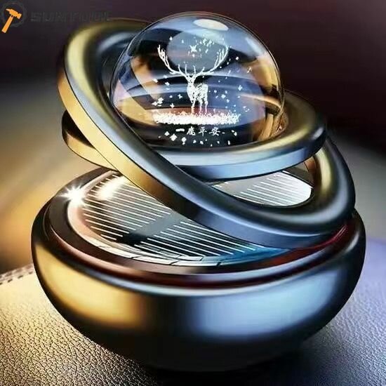 Аксессуар на панель/гравитационные кольца/вращается от солнца/Игрушка декоративная для авто