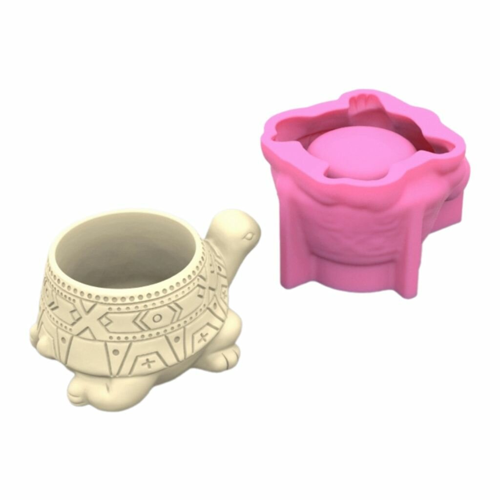 Молд для горшков суккулентов "Черепаха" C750