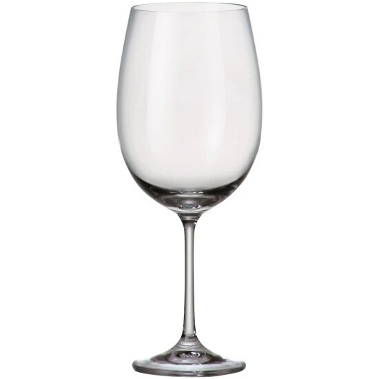 Набор бокалов для красного вина Crystal Bohemia "MILVUS", 640 мл (набор 6 шт.)