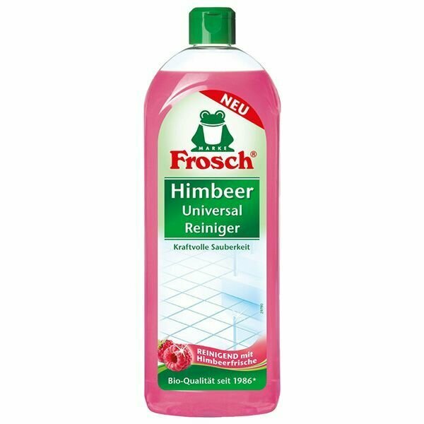 Frosch Universal Reiniger Himbeer Универсальное чистящее средство для любых поверхностей Малина, 750 мл