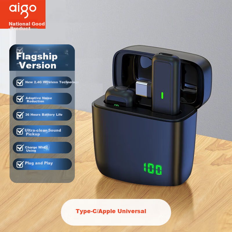 Bluetooth-микрофон aigo S21 для смартфона/планшета, blue