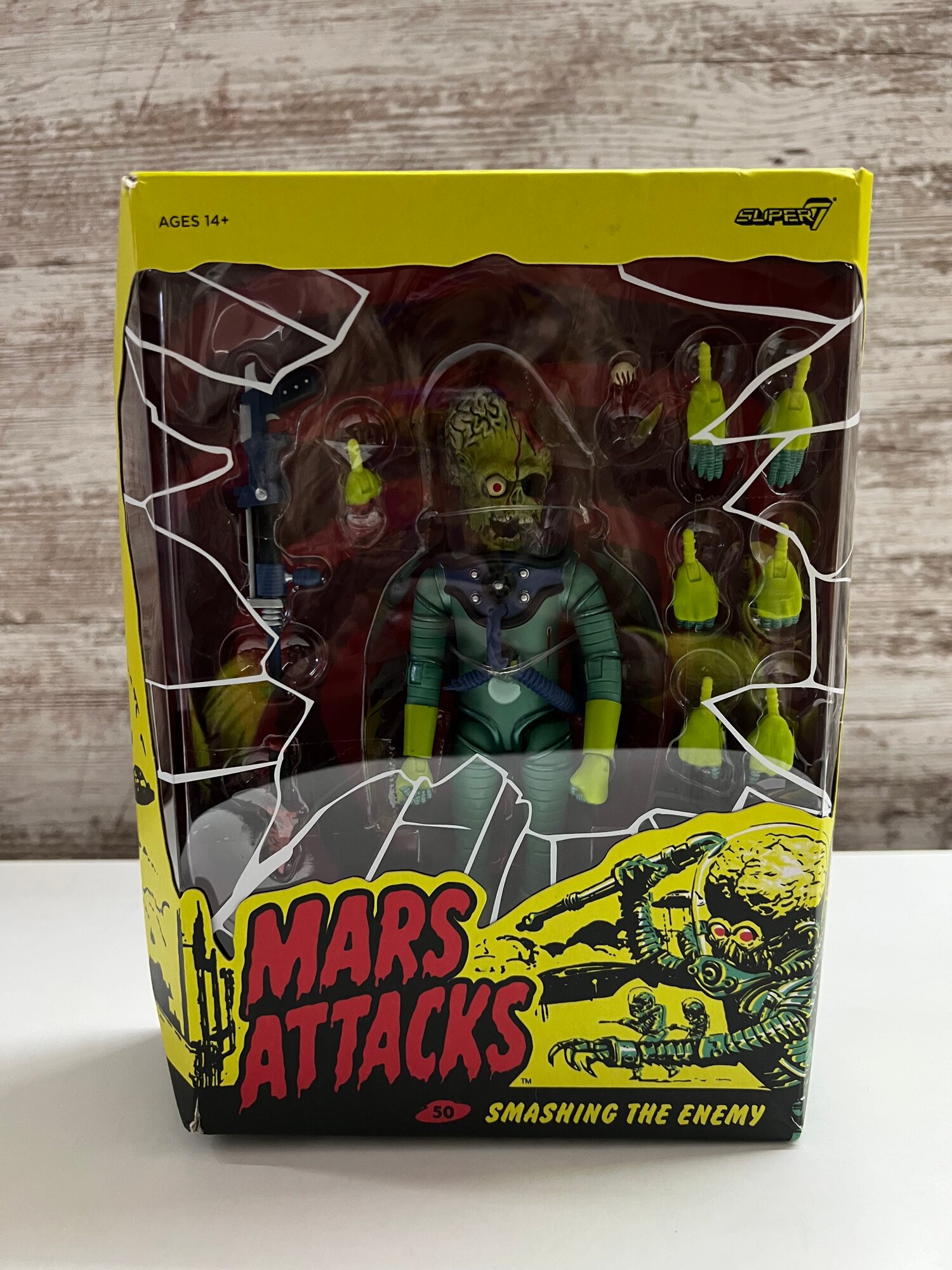 Фигурка Марсианин из Марс атакует, 20 см, Mars Attacks, от Super 7, Ultimate