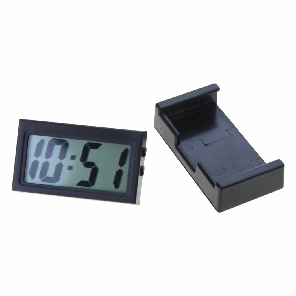 Специальные инструменты для автомобилей, Мини автомобильные электронные часы-черные