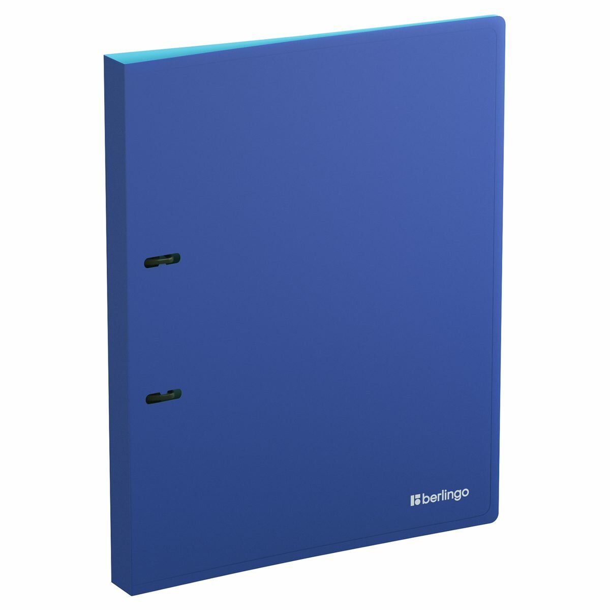 Папка на 2-х кольцах Berlingo Soft Touch Pro (A4, 24мм, 700мкм, D-кольца, с внутр. карманом) синяя (RB4_2D932)