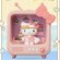 Ночник Hello Kitty в виде ретро-телевизора, милый декоративный светильник для ст...