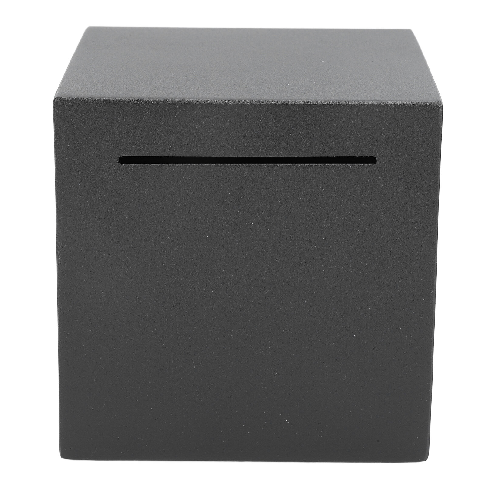 Stainless Steel Piggy Bank Drop Resistant Large Capacity Simple Design Money Saving Box for Adults Kids Style 2