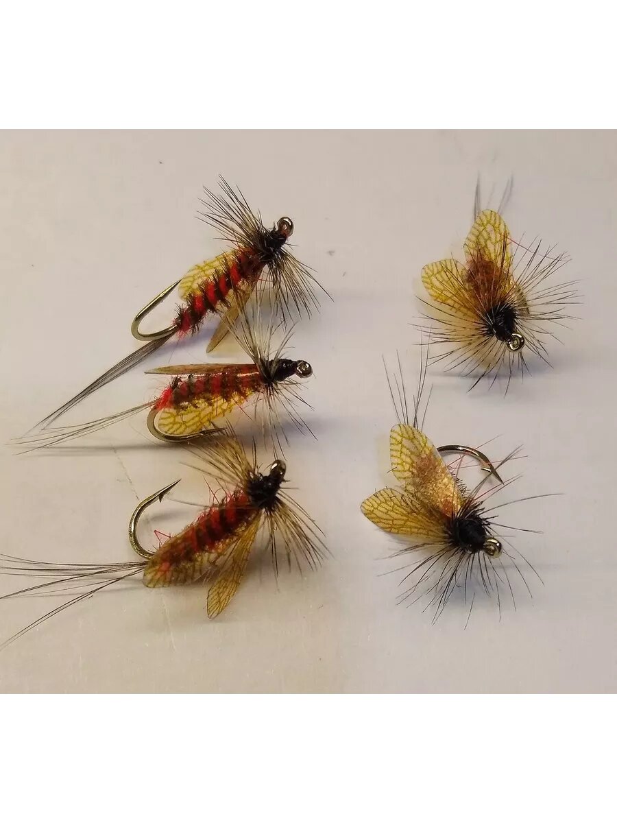 Мушка сухая. На хариуса. 3 штуки.