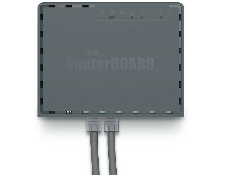 Маршрутизатор MikroTik hEX S (RB760IGS) черный