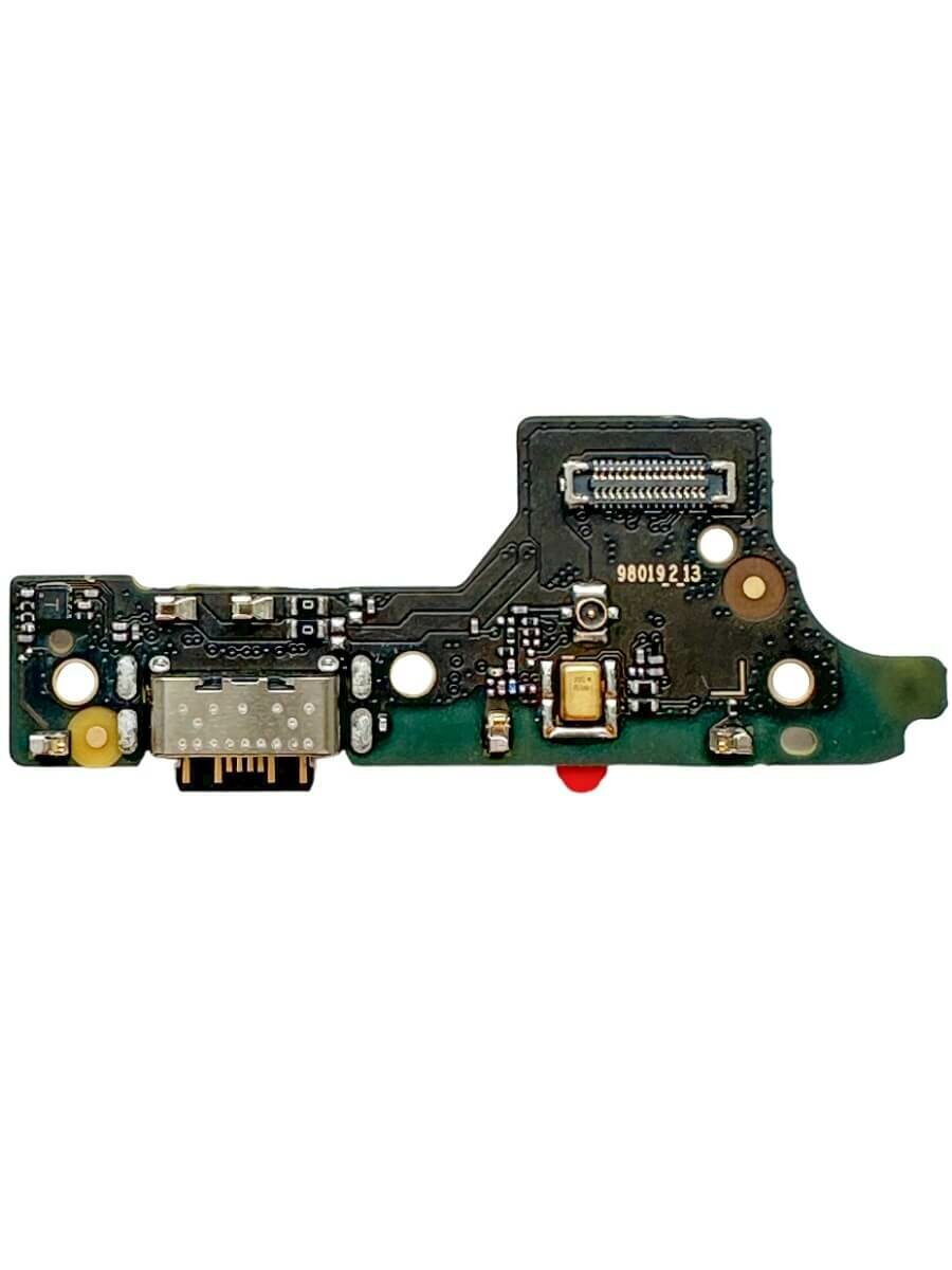 Плата разъема зарядки для Xiaomi Redmi 12 4G (23053RN02Y, OEM с микросхемами)