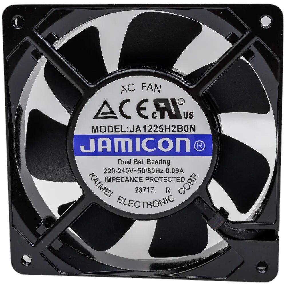 Вентилятор Jamicon JA1225H2B0Nх25 230В С00034203 120x120, для обдува электронных компонентов — фото 1