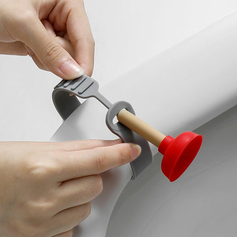 Силиконовый Подъемник Для Крышки Унитаза, Удобен В Ежедневном Использовании, 2Шт