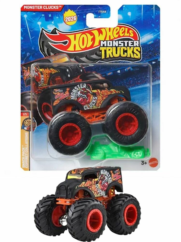 Машинка Mattel Hot Wheels Monster Trucks (Монстр трак)2026 FYJ44 Monster Clucks