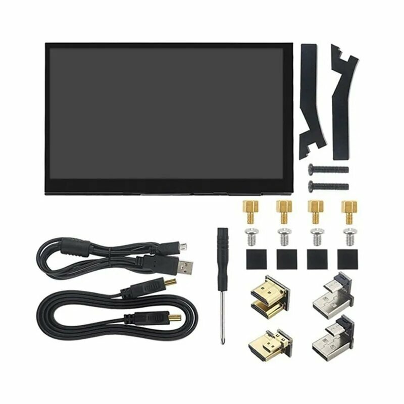 (F X Z V) 7-дюймовый сенсорный ЖК-монитор HD IPS 1024X600 совместим с 4B, A