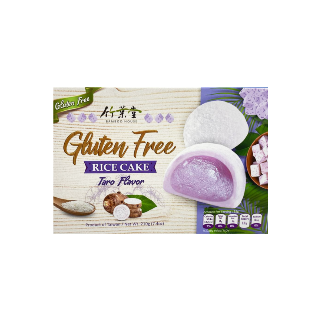 Моти Bamboo House с бархатистой начинкой из таро, без глютена 210 г, Тайвань