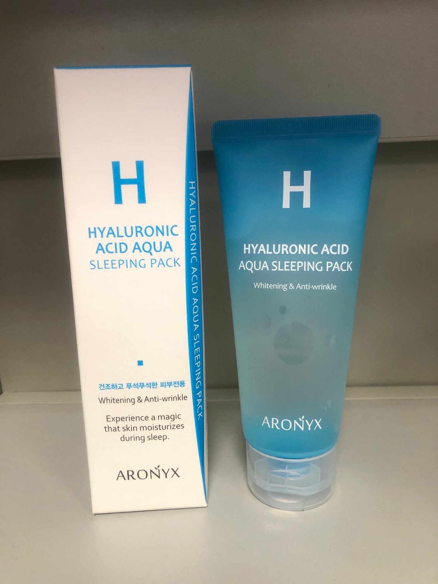 Маска ночная для лица Aronyx увлажняющая с гиалуроновой кислотой