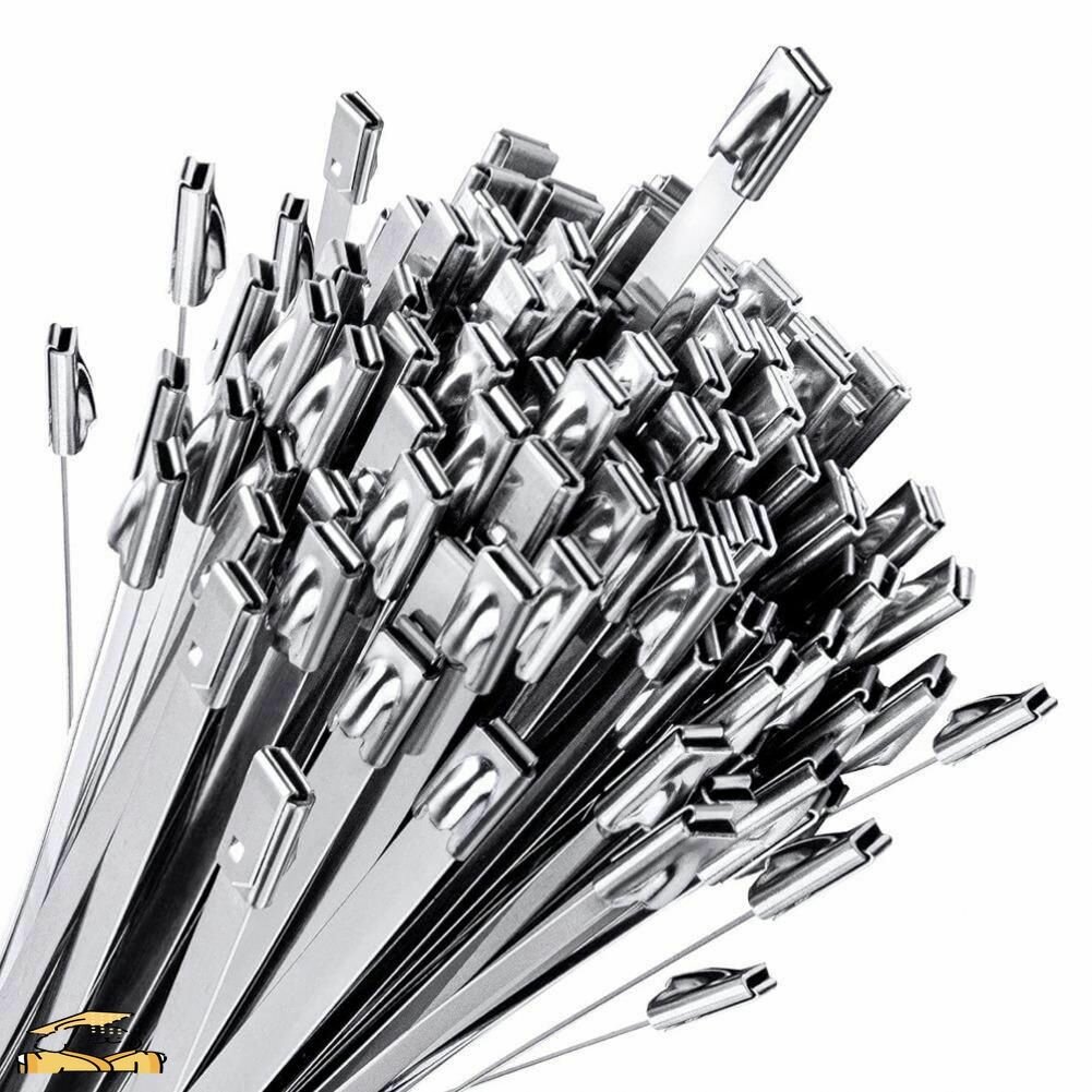 100 шт. стяжек для ограждения из сетки-рабицы, для уличных садовых и фермерских клеток для домашних животных