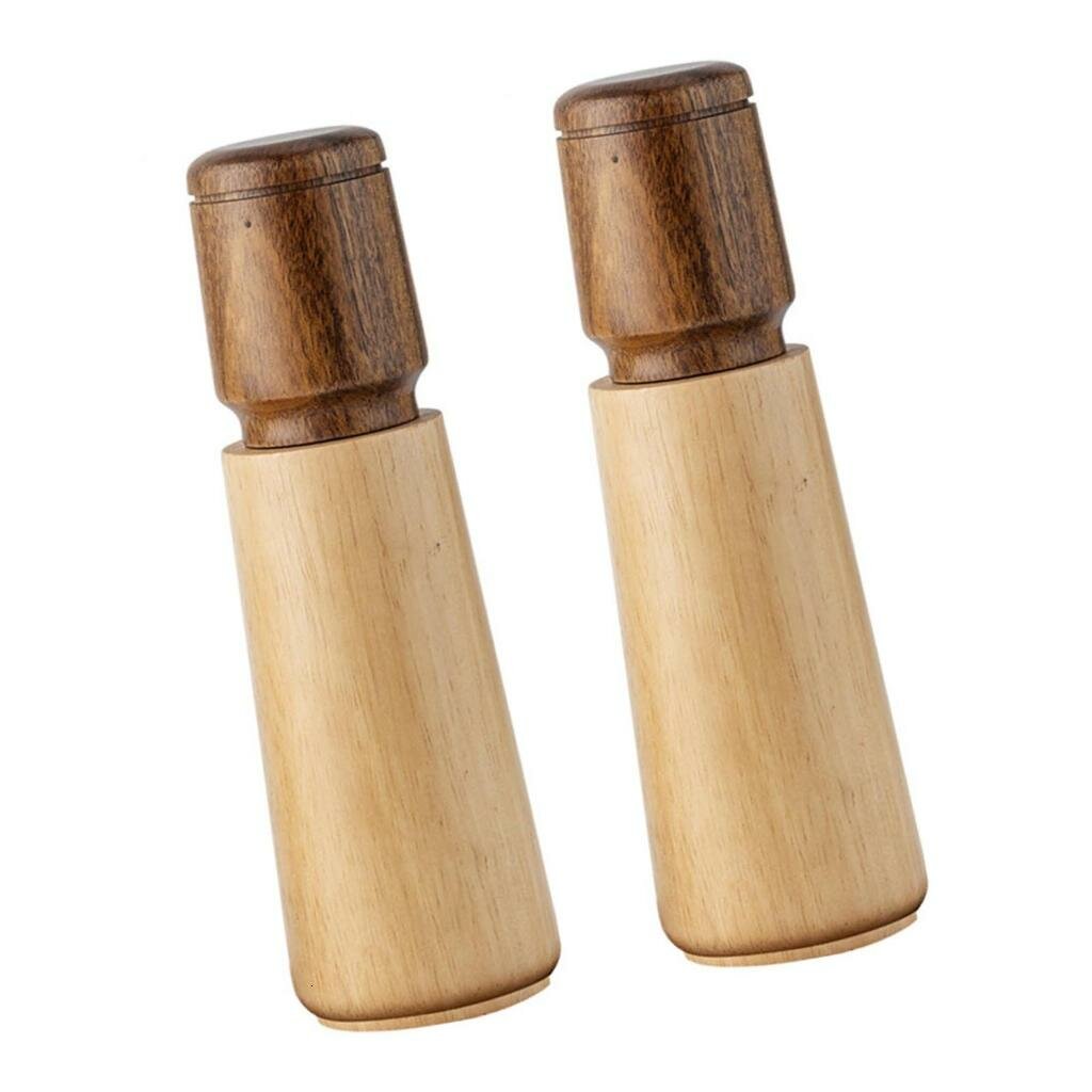 Деревянный набор мельниц для соли и специй, 4