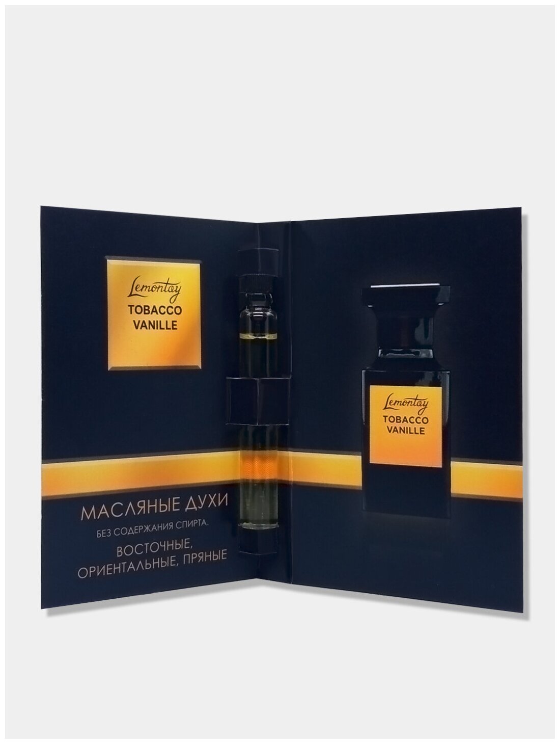 Lemontay №437, масляные духи женские Tobacco vanille, 3 мл