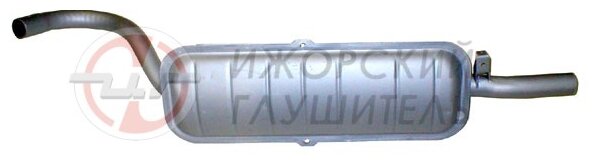 Глушитель ВАЗ 2101-03, 2106 (штампо-сварной) 2106-1201005 Ижорский глушитель 135511 Ижорский глушитель арт. 135511