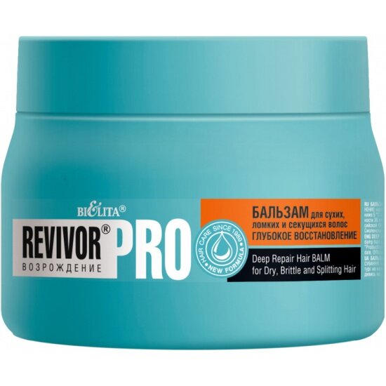 Бальзам Белита REVIVOR PRO Глубокое восстановление, для сухих, ломких и секущ. волос, 300 мл