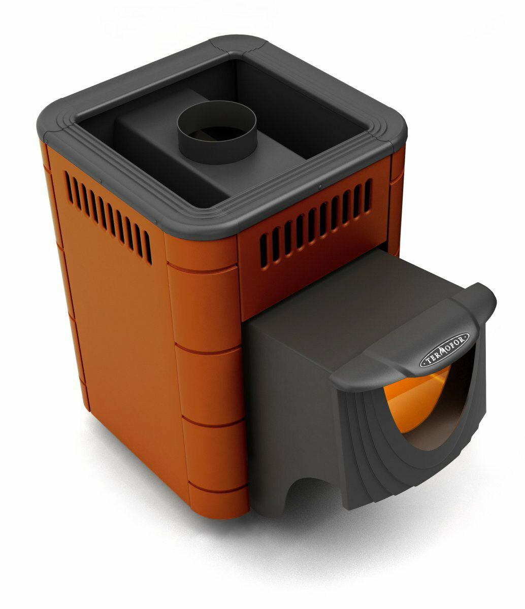 Печь банная Оса Inox терракота ДА (ТМФ)