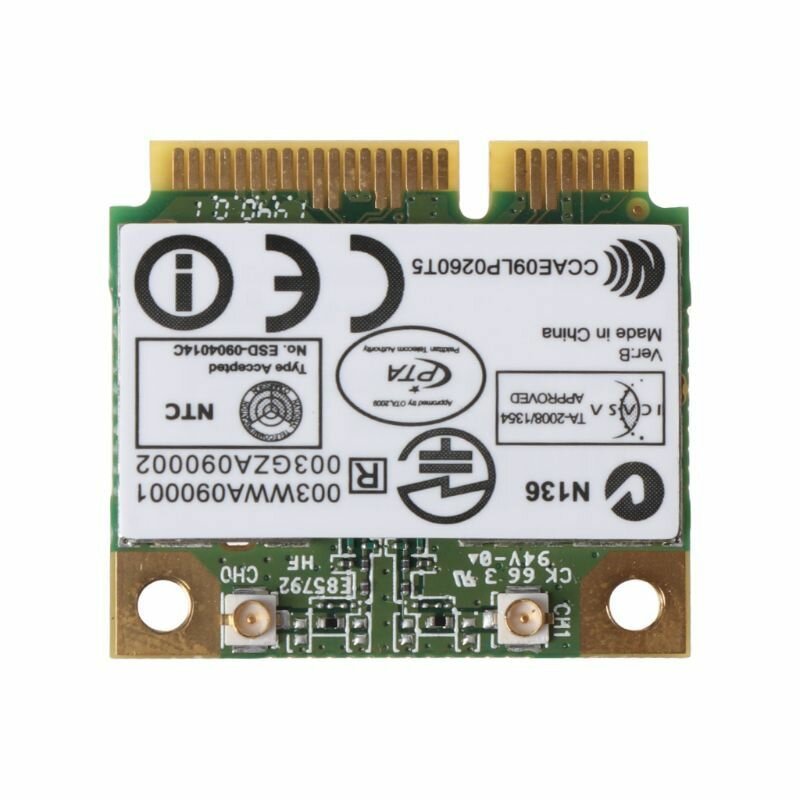 Беспроводной модем, Сетевая карта AR9287 300M MINI PCI-E половинной высоты