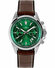 Наручные часы JACQUES LEMANS Sport, коричневый, серебряный, зеленый