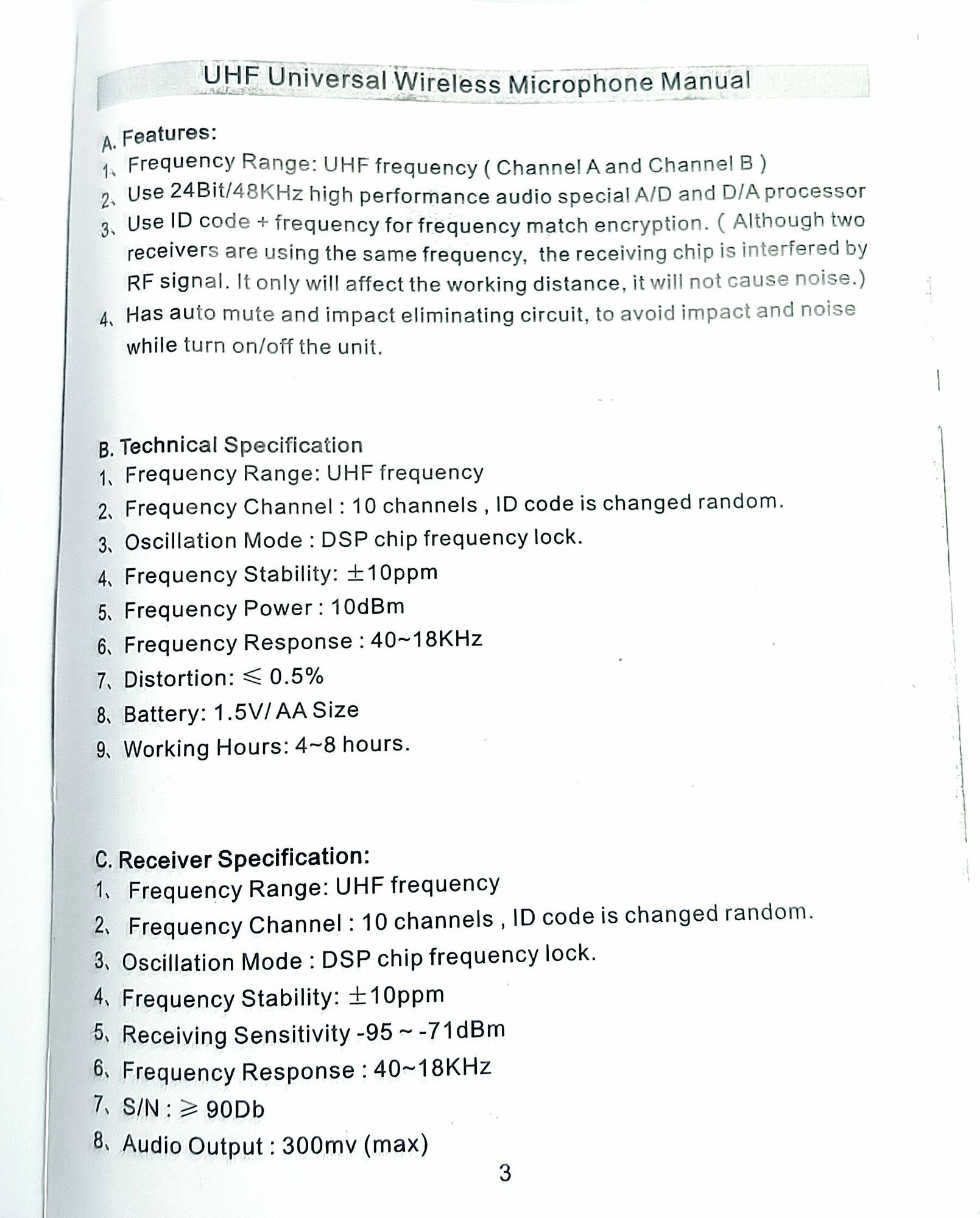Два микрофона. Микрофон для живого вокала и Конференций, караоке- микрофон